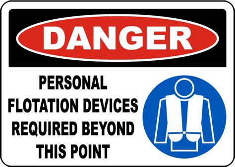Personal Flotation Devices Required Sign Claim Your 10 Discount