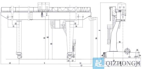 L Type 5t Single Main Beam Hook Gantry Crane Parameters Leading