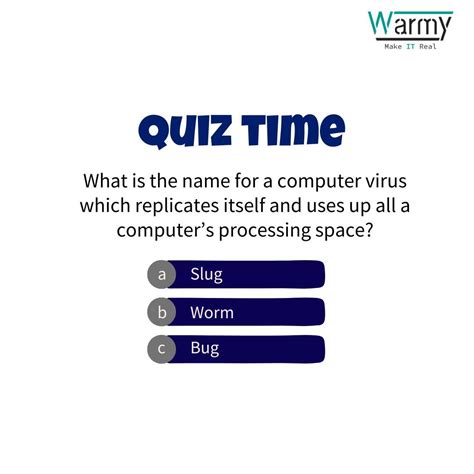 Warmy On Linkedin Lets Chill Between Breaks Quiztime Play Technews Answer B