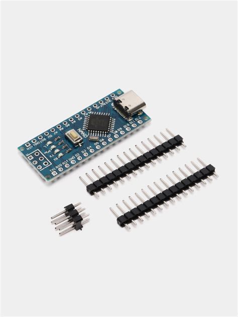 Arduino Nano V3 0 Type C Atmega328p плата совместимая купить по цене 407 ₽ в интернет магазине
