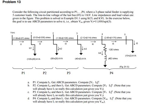 Solved Consider The Following Circuit Partitioned According