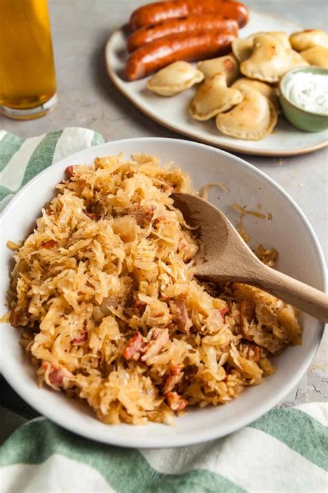Easy Kapusta Recipe Polish Braised Sauerkraut With Bacon Polish