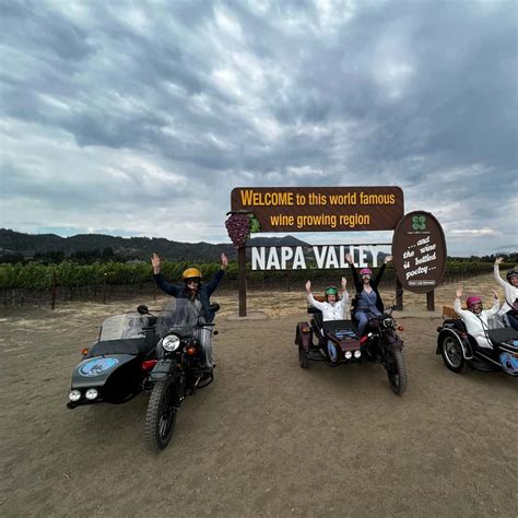 Napa Valley Napa Valley Guided Sidecar Tour With 3 Wineries Getyourguide