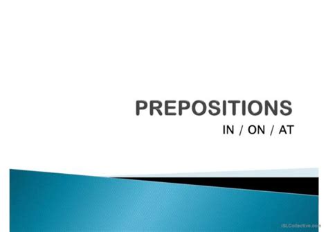 14 Prepositions Grammar Guide Grammar Practice English Es