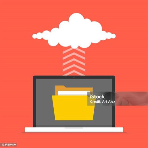 클라우드 스토리지 개념 클라우드와 연결된 랩톱 벡터 그림입니다 개념에 대한 스톡 벡터 아트 및 기타 이미지 개념 경영자 네트워크 서버 Istock