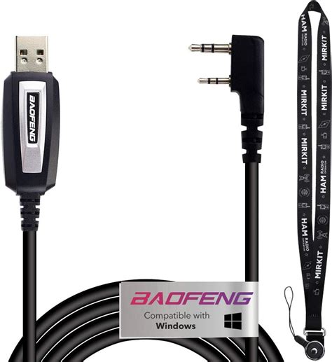 Amazon.com: Baofeng Programming Cable for UV-5R and UV-82 for Two Way ...
