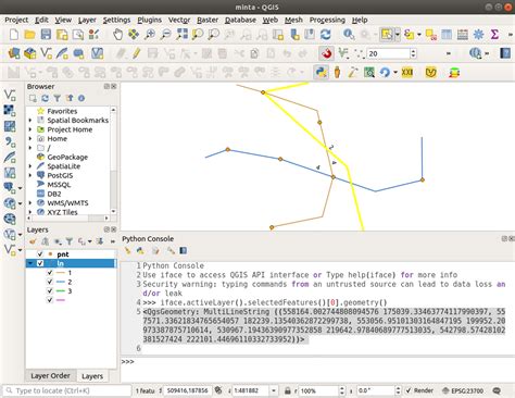 Symbology Inspect Nodes On Line In Qgis Geographic Information