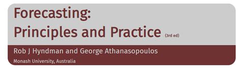 Mapas Lab On Twitter Looking To Learn Forecasting Methods Forecasting Principles And