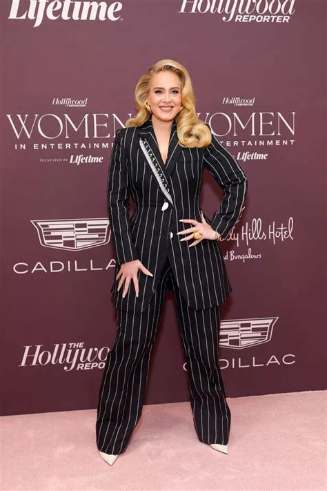 Really Really Nervous Adele St Herself On Stage After Spotting