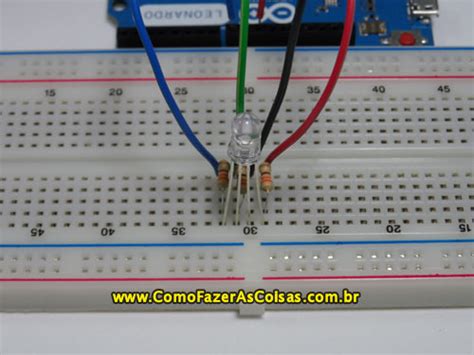 Fritzing Project Controlando Led Rgb Multicolorido No Arduino