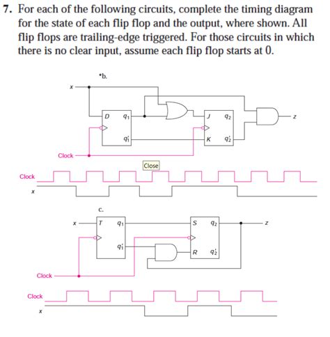solved for each of the following circuits complete the
