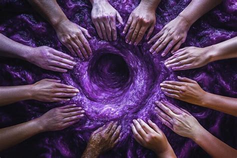 Illustration Or Photograph Of Hands Showing Unity Premium Ai Generated Image