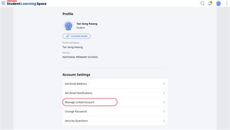 a1 iv manage linked account