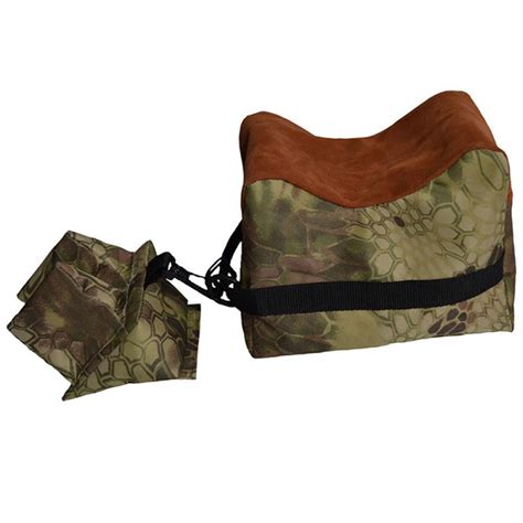 Portable Shooting Range Sand Bag Set Front And Rear Rifle Gun Bench Rest