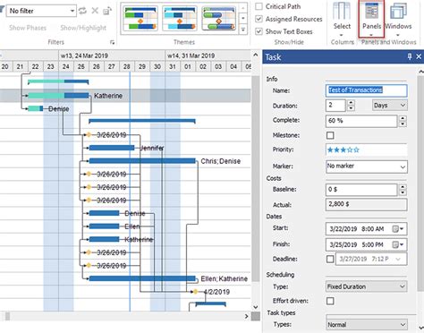 How To Find Task Information In A Project File ConceptDraw HelpDesk