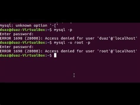 Access Denied For User Root Localhost Mariadb Coremymages