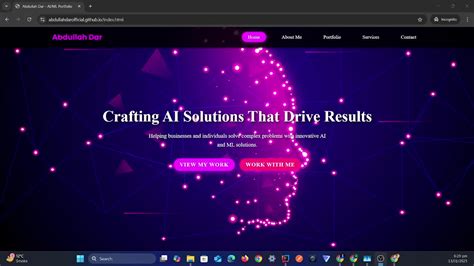 Ai Machinelearning Portfolio Freelance Artificialintelligence Abdullah Dar