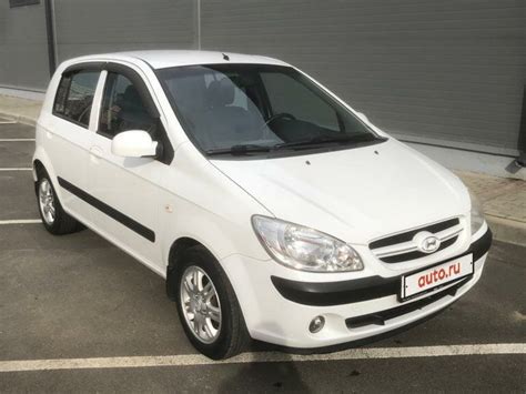 Купить б у Hyundai Getz I Рестайлинг 1 6 Mt 105 л с бензин механика в Краснодаре белый