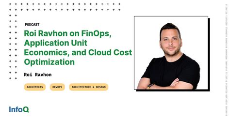 roi ravhon on finops application unit economics and cloud cost