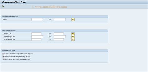 KE8W SAP Tcode EC PCA Reorganize Forms