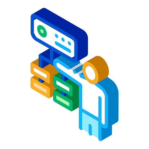 Gradual Algorithm Isometric Icon Vector Illustration 19474469 Vector