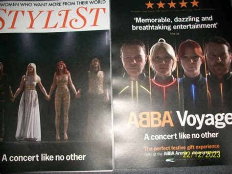 stylist issue 610 6 december 2023 abba voyage wrap around advertising