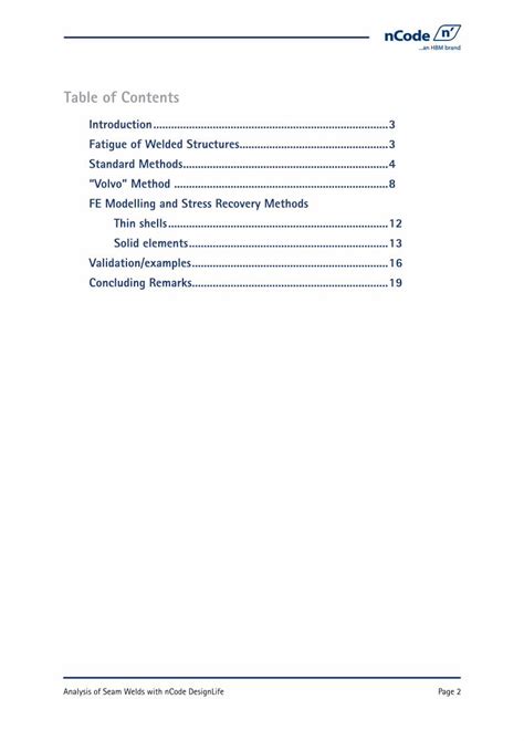 Pdf Fatigue Analysis Of Seam Welded Structures Using Ncode