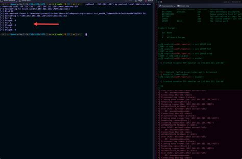 dll not loaded but uploaded · issue 5 · cube0x0 cve 2021 1675 · github