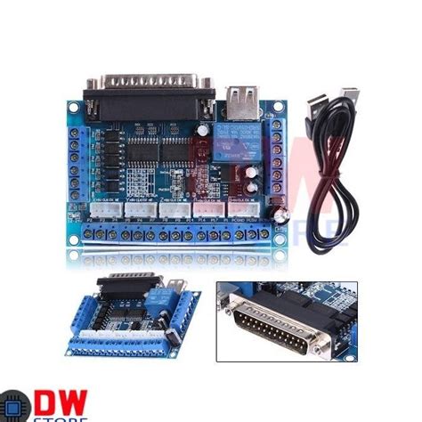 Jual Mm245 Modul Driver Motor Stepper Mach 3 Mach35 Axis Usb Breakout Board Shopee Indonesia