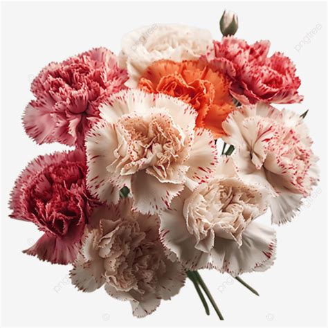 꽃이 만발한 카네이션 꽃잎 풍부한 빨간색 꽃 Png 일러스트 및 이미지 에 대한 무료 다운로드 Pngtree