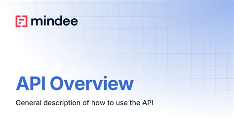Integration Overview Mindee