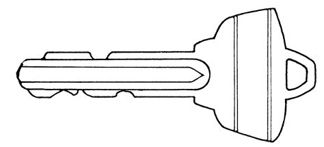 Car Key Clipart Black And White