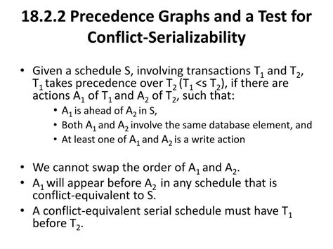 Ppt Concurrency Control 18 2 Conflict Serializability Powerpoint Presentation Id 1993447