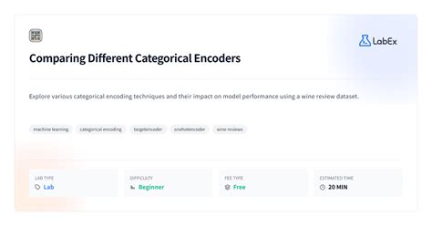 Comparing Different Categorical Encoders In Machine Learning Labex