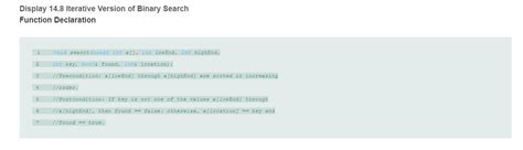 Solved 2 Write A Template Version Of The Iterative Binary