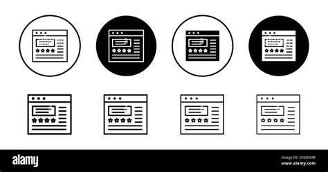 Feedback Form Icon Vector Logo Set Collection For Web App Ui Stock Vector Image And Art Alamy