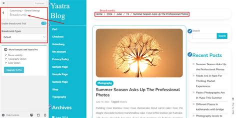 Set Breadcrumbs For Your Site Yaatra Blog