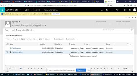 Dynamics Crm Integration With Sharepoint Part 2 Youtube