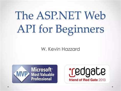 The ASP NET Web API For Beginners PPT