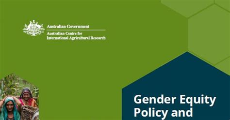Aciar Gender Equity Policy And Strategy 2017 2022 Aciar