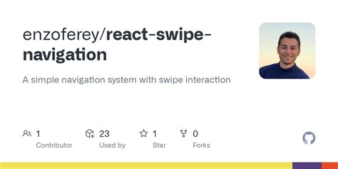 Github Enzofereyreact Swipe Navigation A Simple Navigation System
