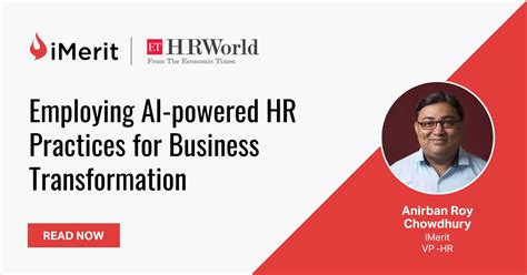 Imerit Technology On Linkedin Employing Ai Powered Hr Practices For Business Transformation