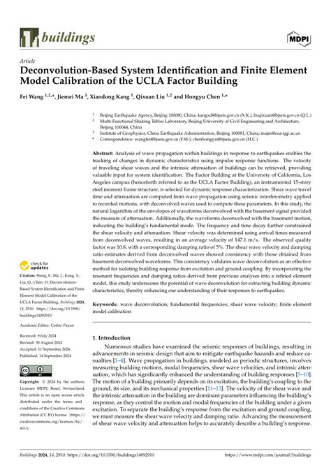 pdf deconvolution based system identification and finite element