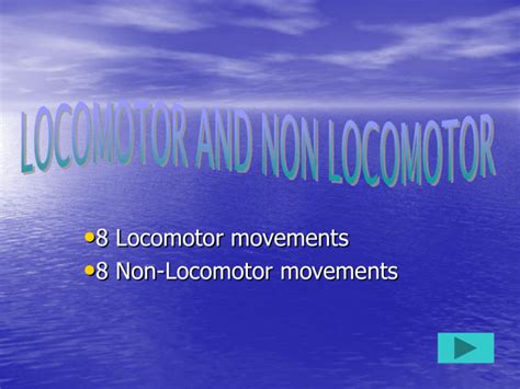 Locomotor Vs Non Locomotor Movements Grade 2 Pe