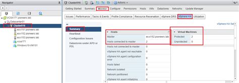 VSphere High Availability HA Part II Configure HA Network Pioneers