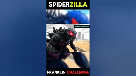 Franklin Becomes Spiderzilla In Gta 5 Epic Transformation 😱🚀 Shorts