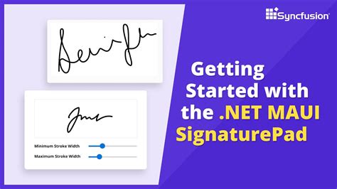 Getting Started With The NET MAUI Signature Pad YouTube