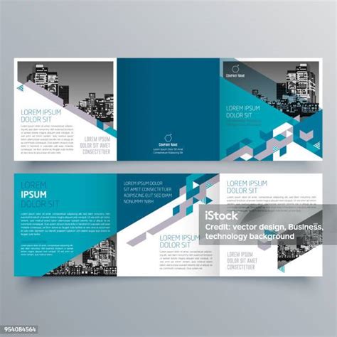 브로셔 디자인 브로셔 템플릿 창조적인 삼중 트렌드 브로셔 3단 브로슈어에 대한 스톡 벡터 아트 및 기타 이미지 3단 브로슈어