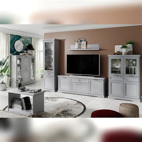 Модульная гостиная гостиная «Валенсия серая Анрекс Купить в Минске