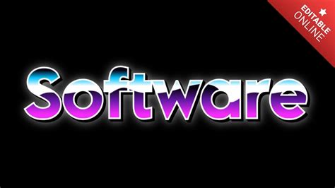 Software Text Effect Generator Software Text Effect Generator